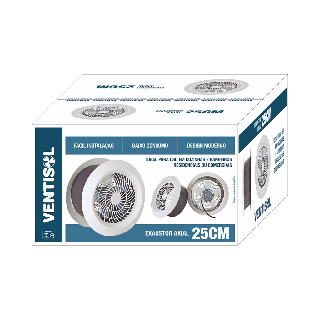 Exaustor Residencial 25 CM - Supremais